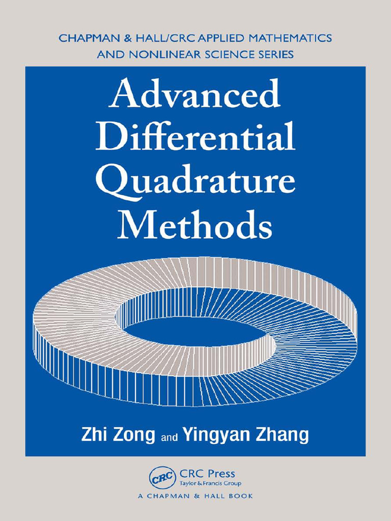 Advanced Differential Quadrature Methods - Zong and Zhang | PDF | Basis ...