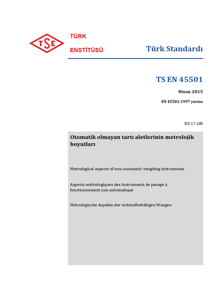 TS en 45501 | PDF