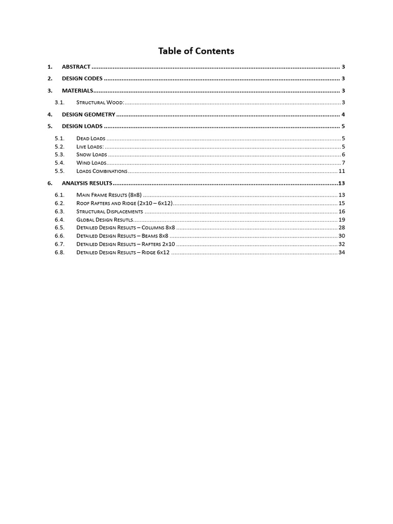 Agricultural Barn Design Analysis | PDF | Structural Load | Beam ...
