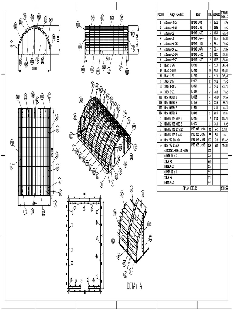 Up25 Steel Hangar Drawings TR | PDF