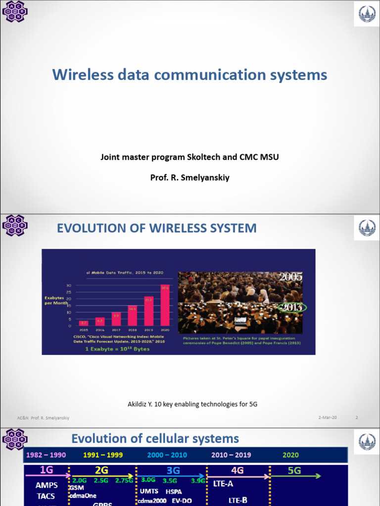 Lekciya 3 Wireless Data Communication System | PDF | Cellular Network ...