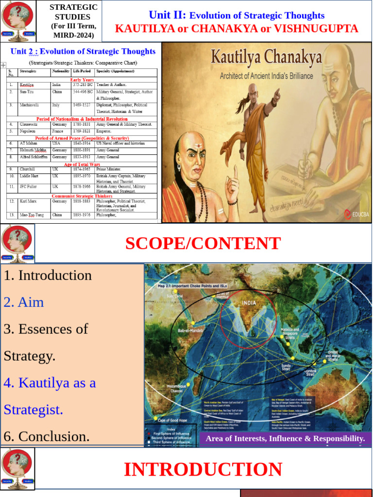 4. MIRD III - STRAT STUDIES - UNIT 2 A KAUTILYA | PDF