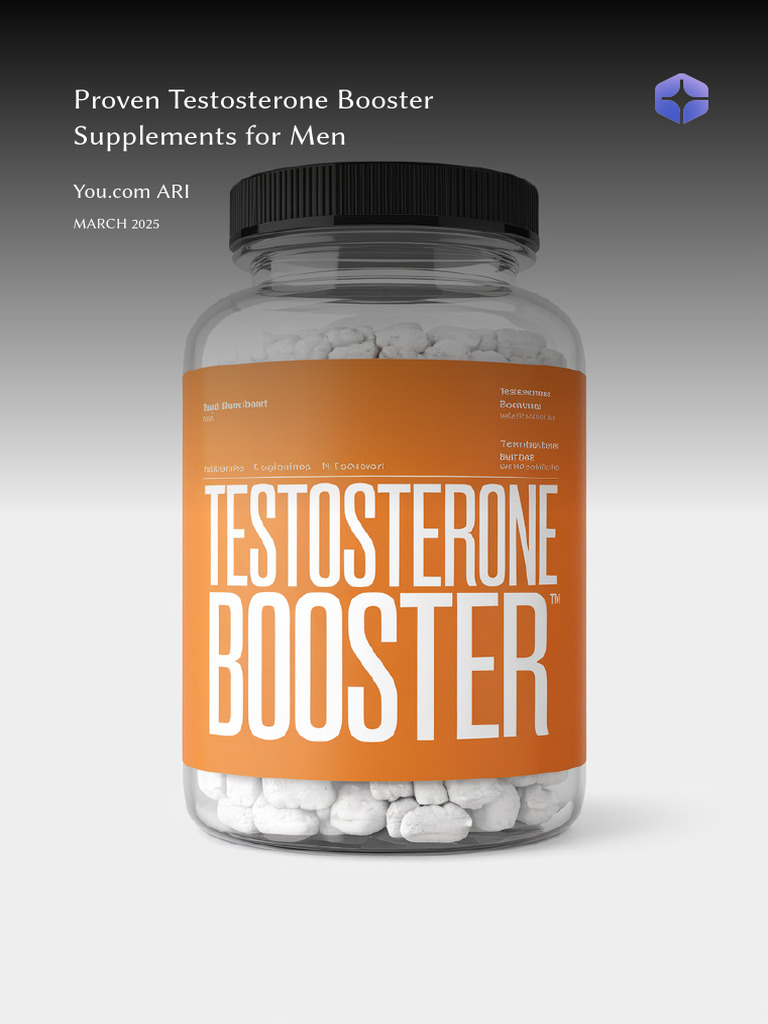 Proven Testosterone Booster Supplements For Men | PDF | Dietary ...