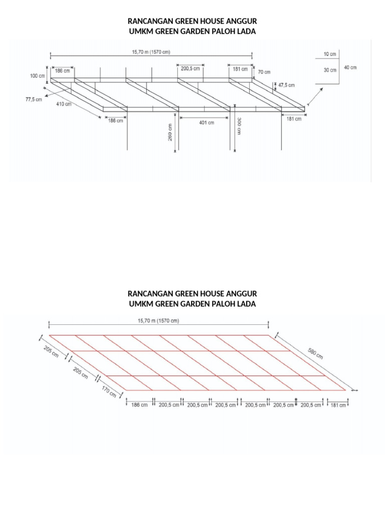 Rancangan Green House Anggur | PDF