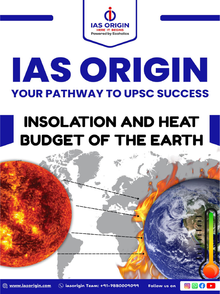 Insolation's Role in Earth's Heat Budget | PDF | Greenhouse Effect | Earth