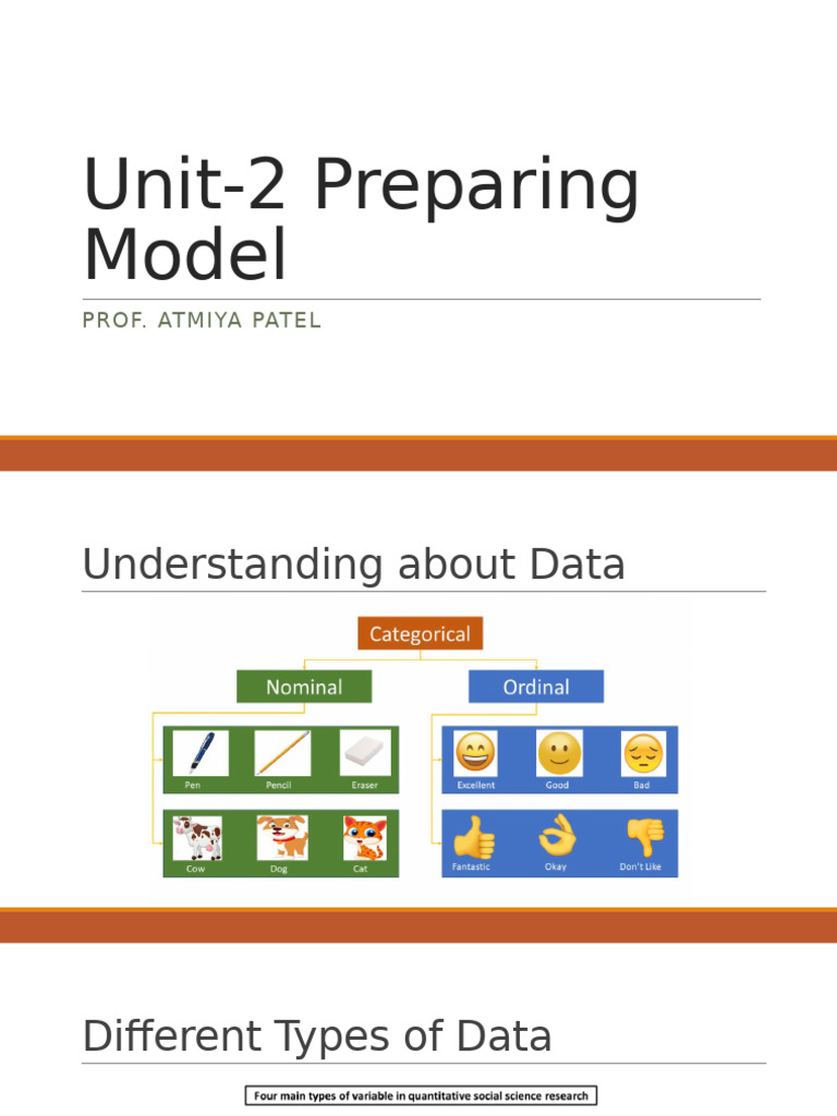 Unit-4 Part 1 Preparing Model | PDF | Outlier | Data
