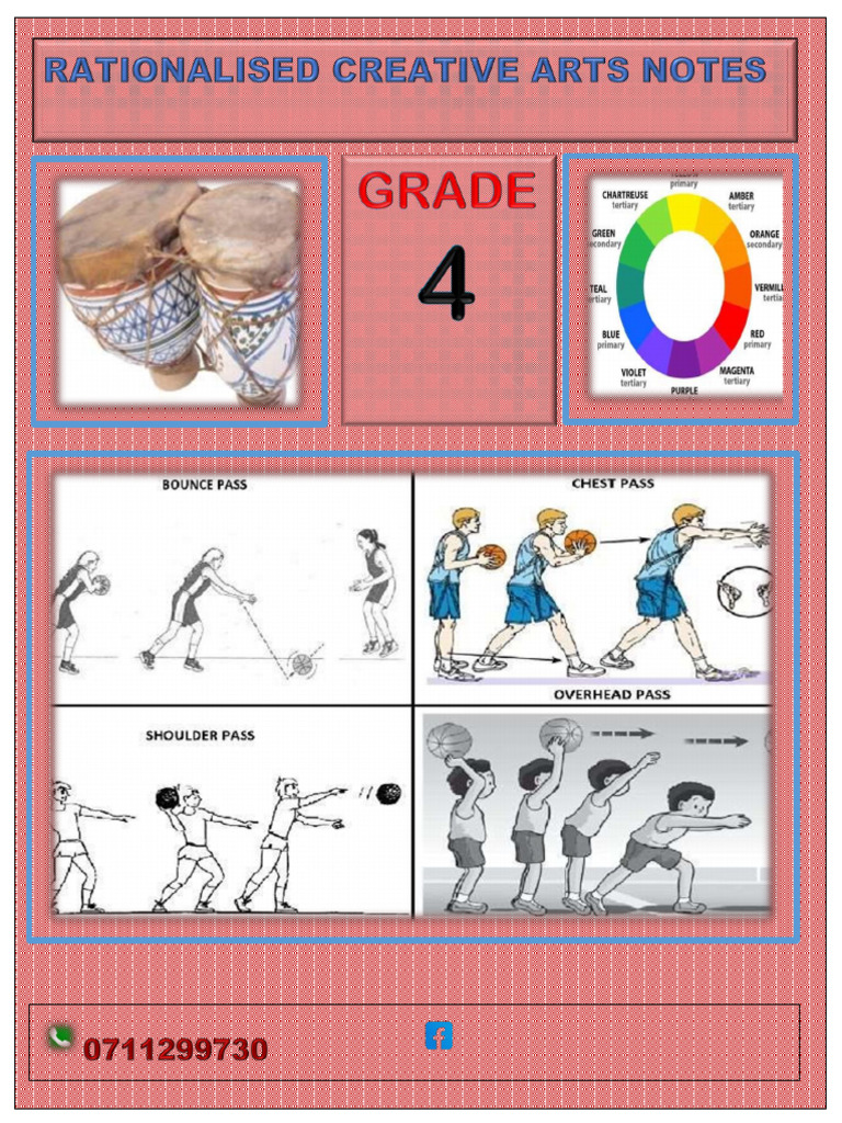 Grade 4 Updated Rationalised Creative Arts Notes | PDF | Rhythm | Color