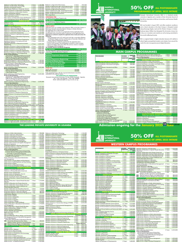 Intake Programmes APRIL 2025 Flyer A3 FOLD (LOCAL) | PDF | Bachelor's ...