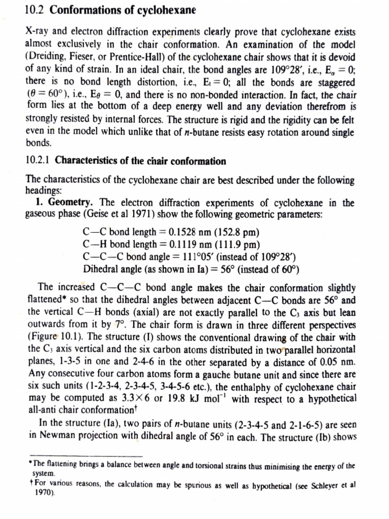 Cyclohexane Conformations | PDF | Conformational Isomerism | Space