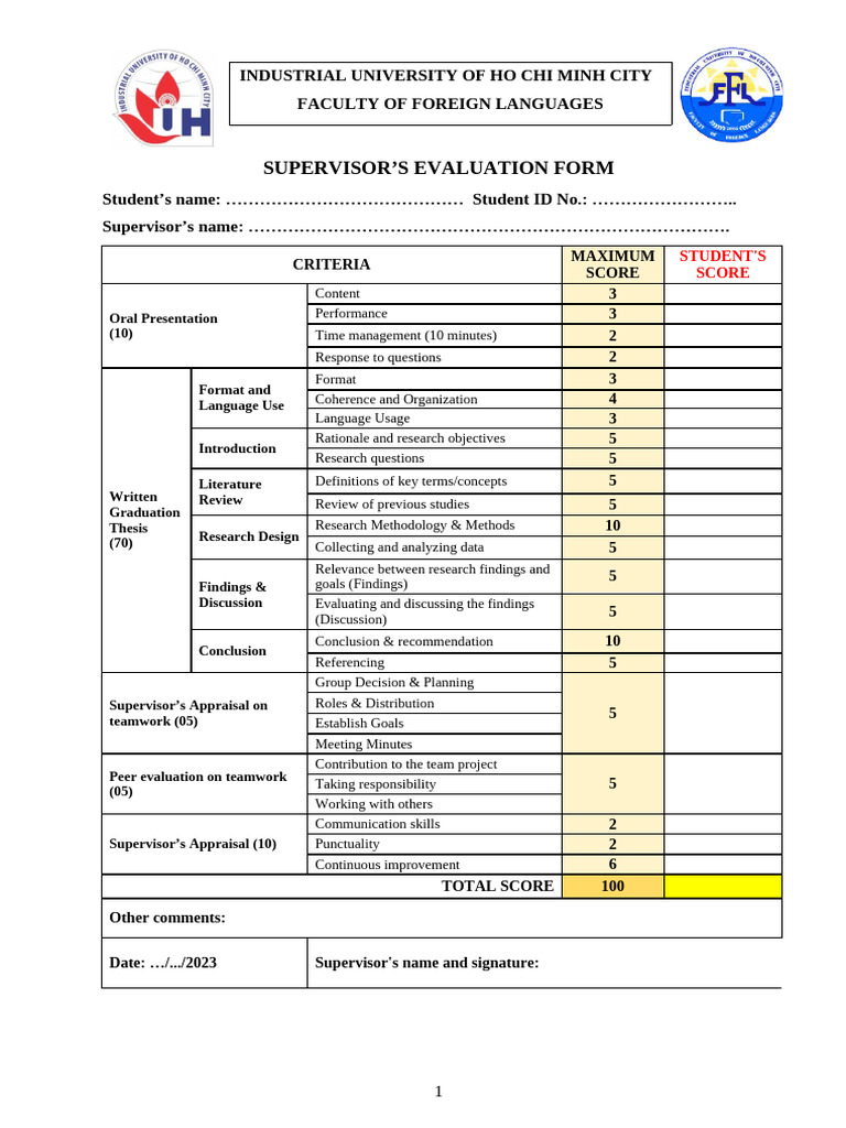 01 Danh Gia-Forms-And-Rubrics-20221223112644-E-20230817033107-E | PDF ...