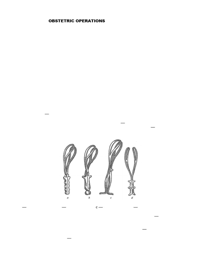 Topic 6. Operative Obstetrics. Childbirth Injuries | PDF | Childbirth ...