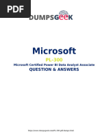 Free Microsoft PL 300 Exam Questions | PDF | Information Technology ...