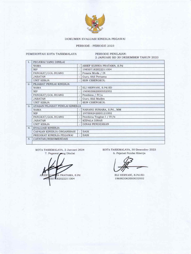 SKP-2023-Arief | PDF