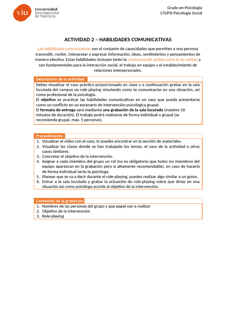 Actividad 2 - Comunicacion y Conflicto | PDF