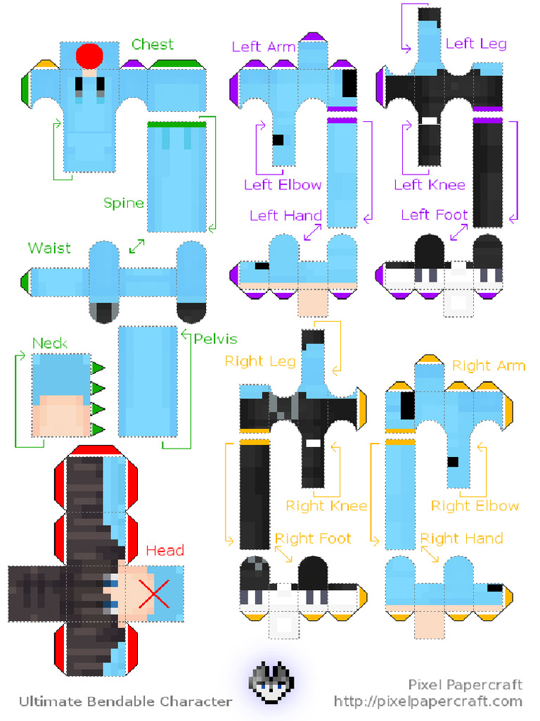 Minecraft Bendable Character | PDF