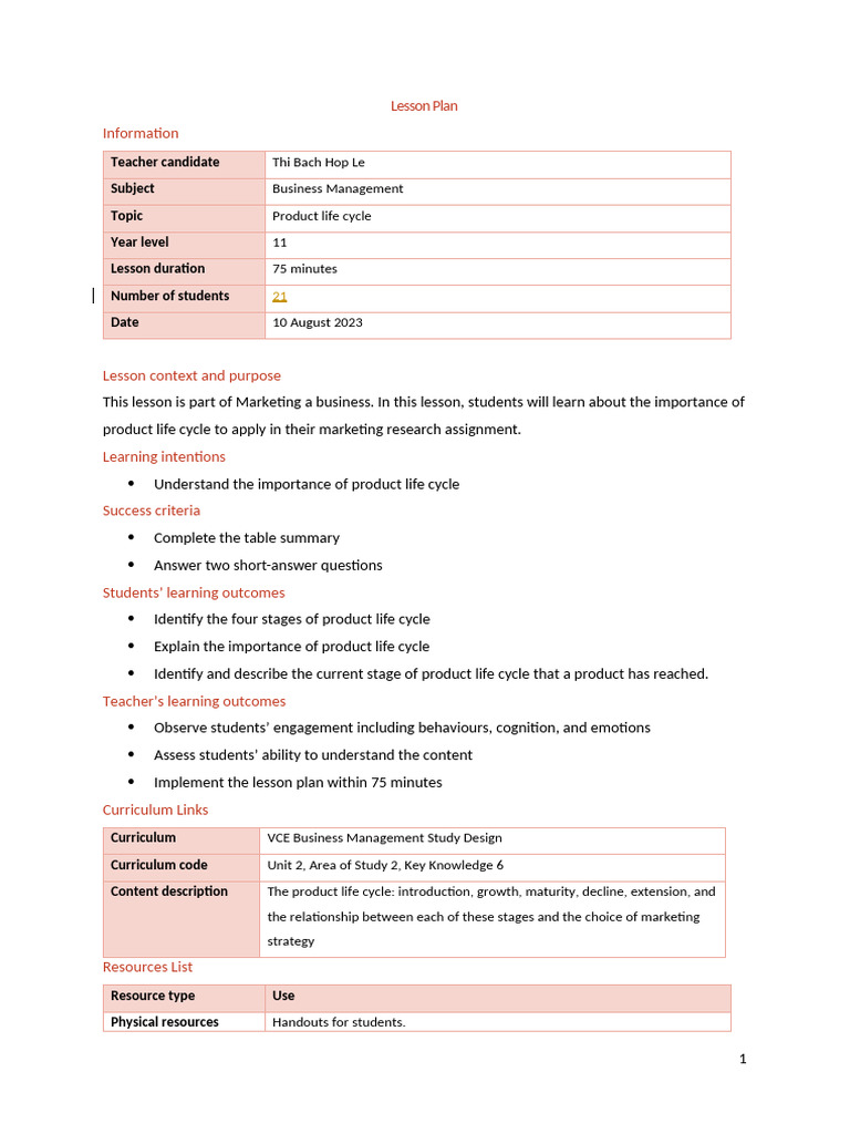 Understanding Product Life Cycle in Marketing | PDF | Marketing ...