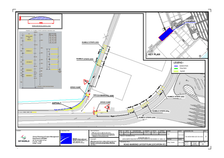 01- Road Marking Layout (Location-01) | PDF