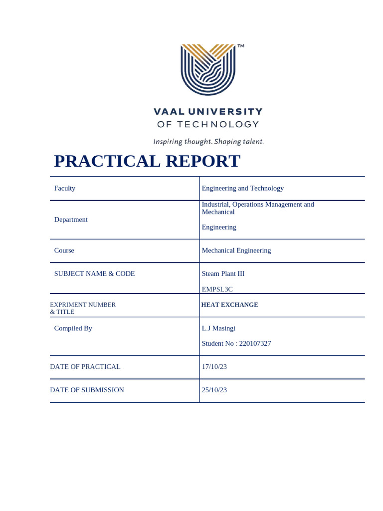 Practical Report | PDF