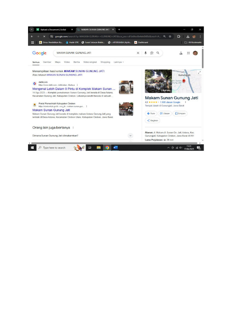 MAKAM SUNAN GUNUNG JATI | PDF