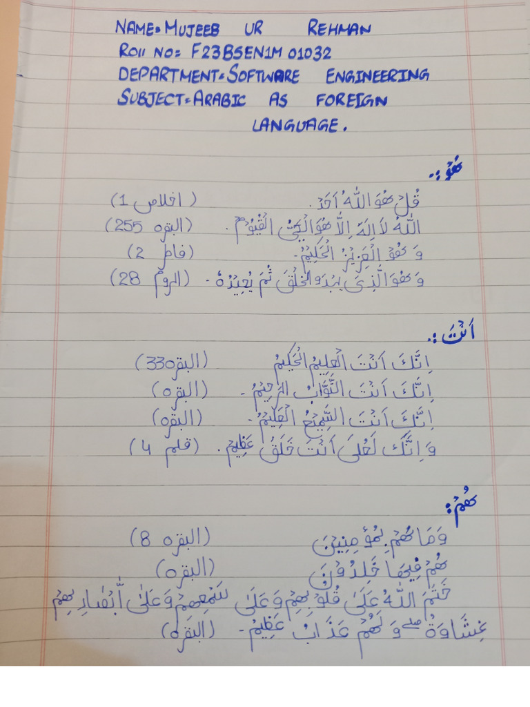 Mujeeb Ur Rehman | PDF