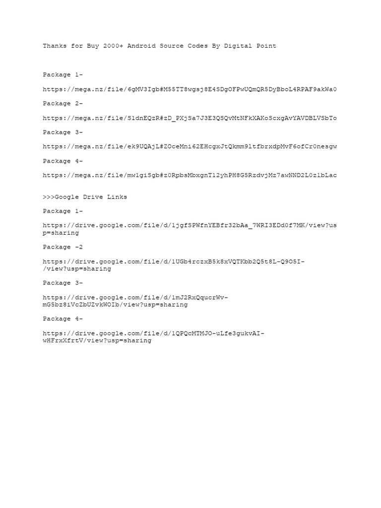 2000+ Android Source Codes by Digital Point | PDF