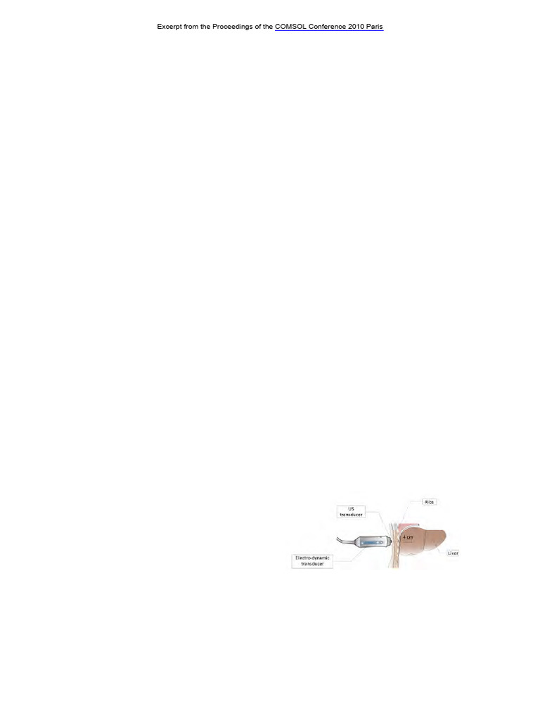 2010 Finite Element Simulation Of Shear Wave Propagation Induced By A Pdf Applied And