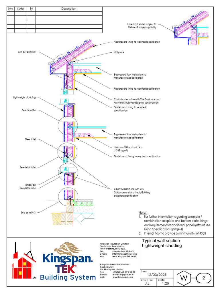 01-W -TEK_Walls_all - 120325-W2 | PDF | Architectural Design | Architecture