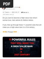 100 Essential Rules for Men’s Success | PDF | Psychological Concepts