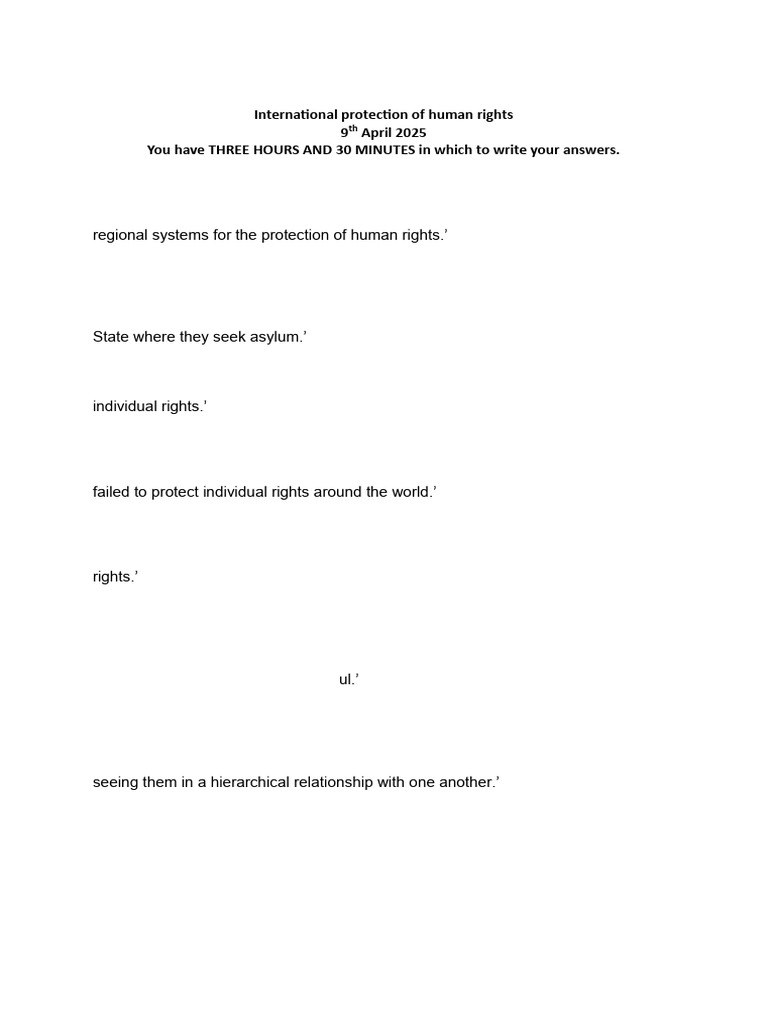 IPHR Mock April - 2025 | PDF