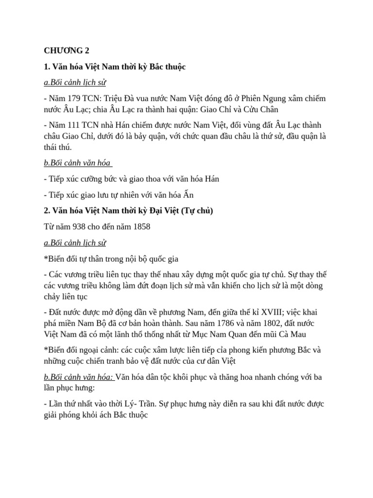 TỰ LUẬN CSVH | PDF