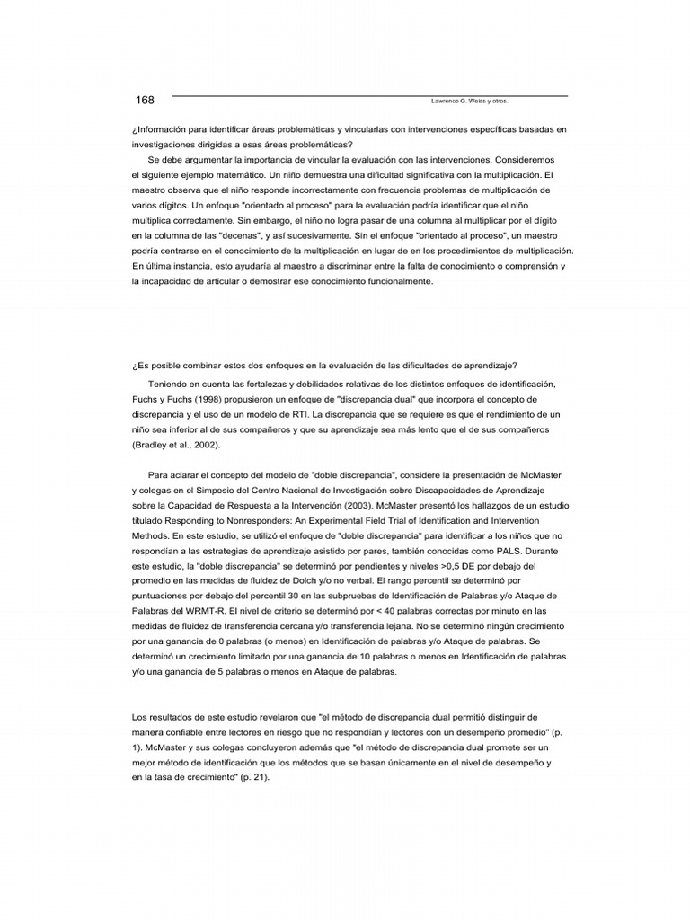 CPI WISC-IV Advanced Clinical Inter TRADUCIDO | PDF | Cognición ...