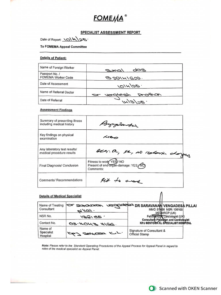 Das Sumal Specialist Report | PDF