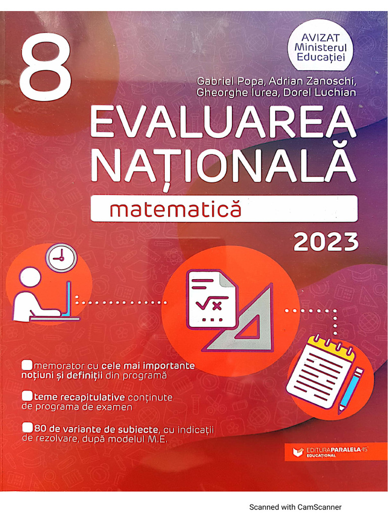 Evaluare Nationala 2023 | PDF