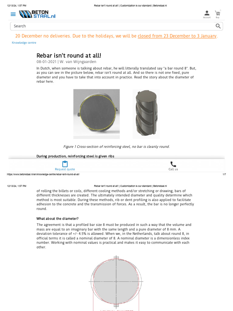 Rebar Isn't Round at All! - Customization Is Our Standard - Betonstaal ...
