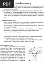 Info Sheet Measuring Flatness With Monochromatic Lights | PDF | Optics ...