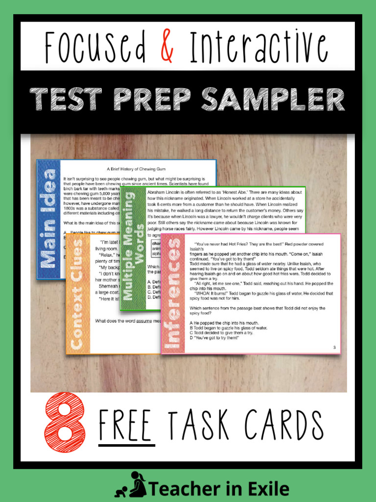 Test Prep Sampler: Focused Interactive | PDF | Plants | Seed