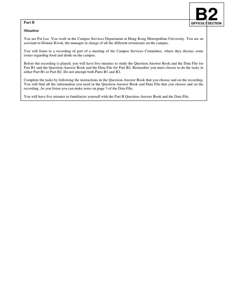 HKDSE - English - PP (Paper 3, B2 Data File) | PDF | Foods | Cuisine