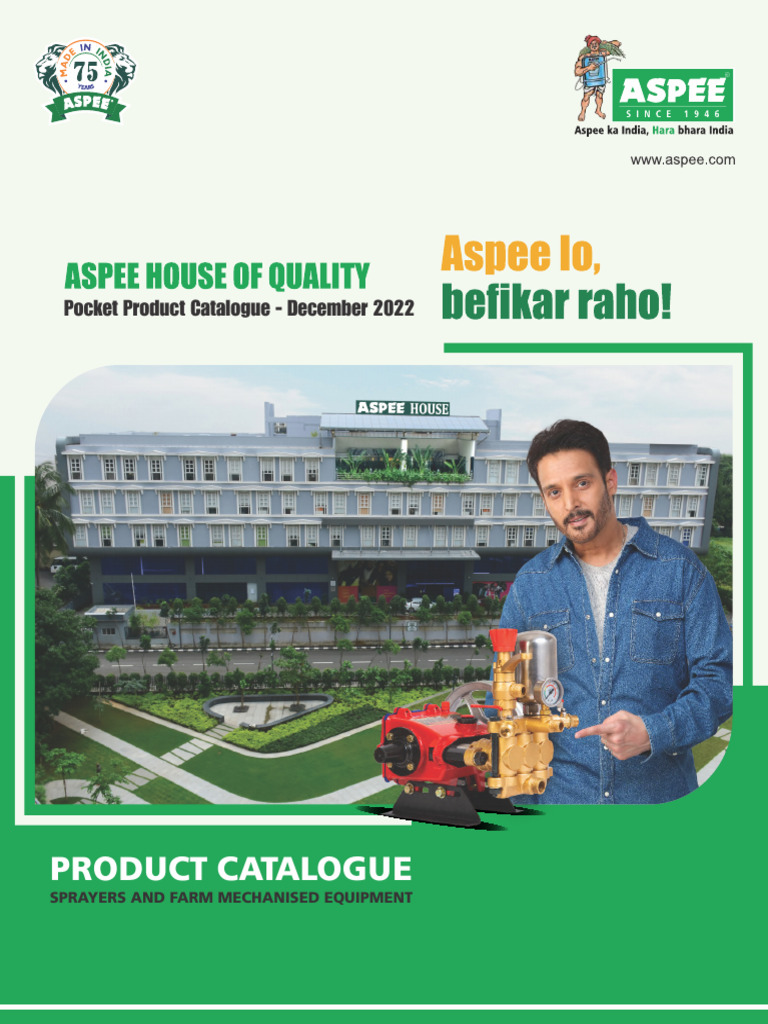 Aspee Pocket Size Product Catalogue | PDF | Machines | Internal ...