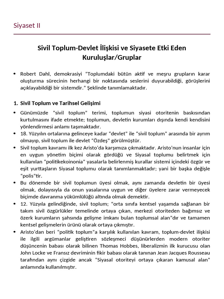 Siyaset II | PDF
