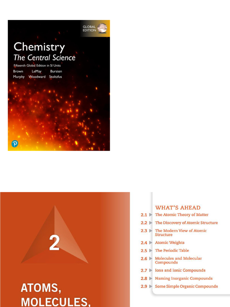 Chapter 02 Atoms Molecules Ions | PDF | Ion | Atoms