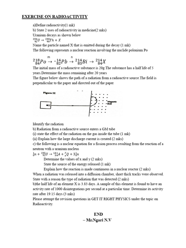 Radioactivity: Definitions and Applications | PDF