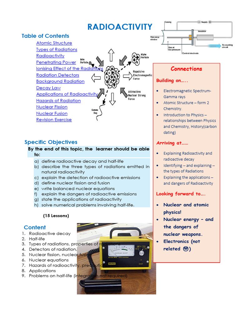 4.91 Radioactivity Physics | PDF | Radioactive Decay | Neutron