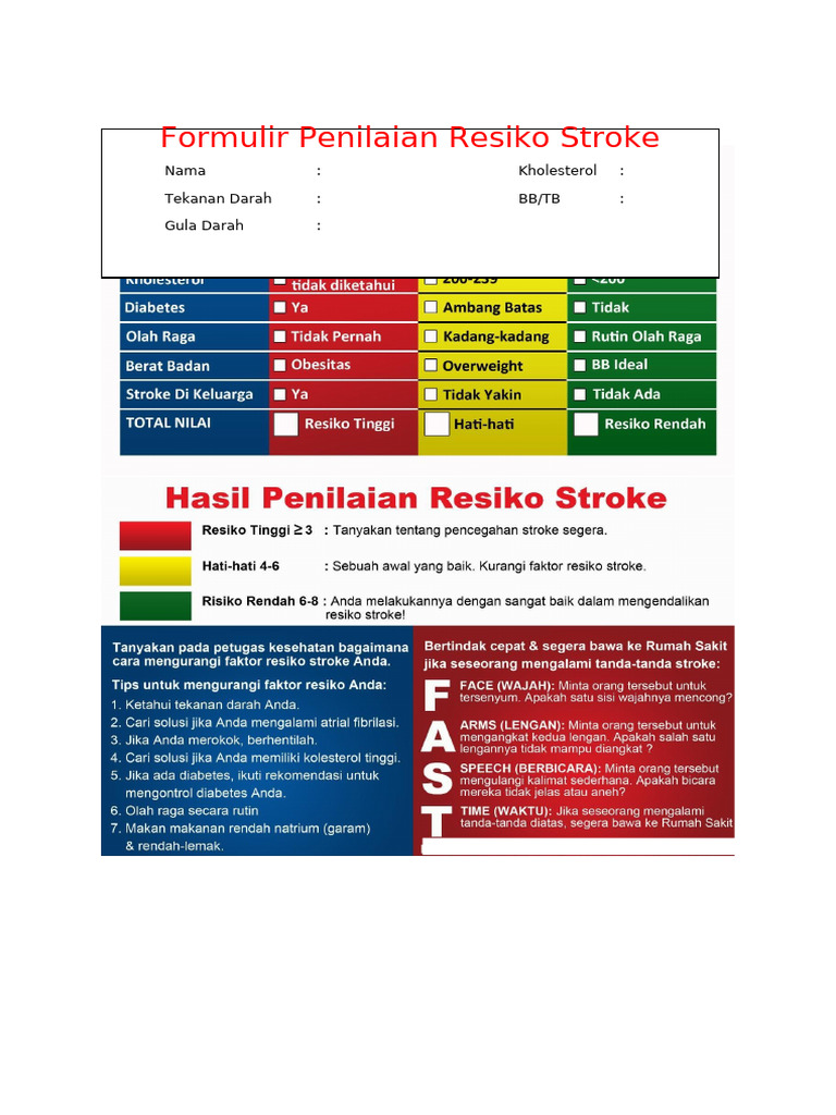 Deteksi Dini Stroke | PDF