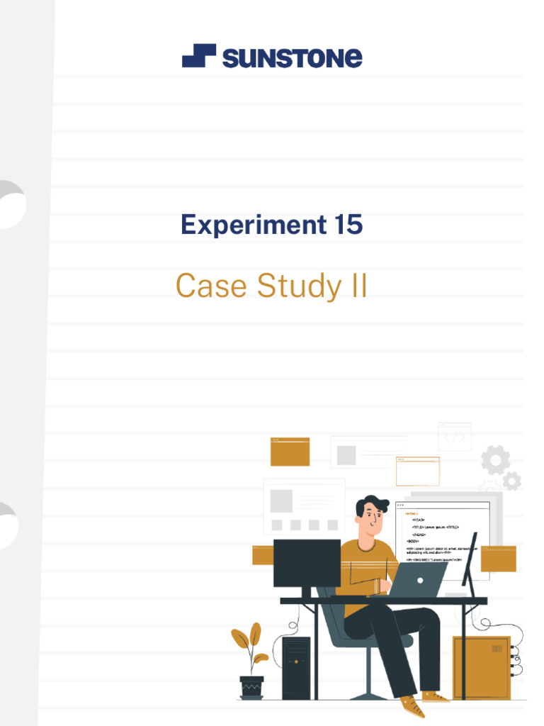 320390copy of Lab 15 - Case Study II - Docx-1741766881366 | PDF | Unix | Sudo