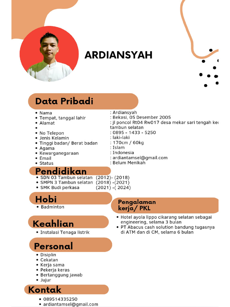 CV Ardi | PDF