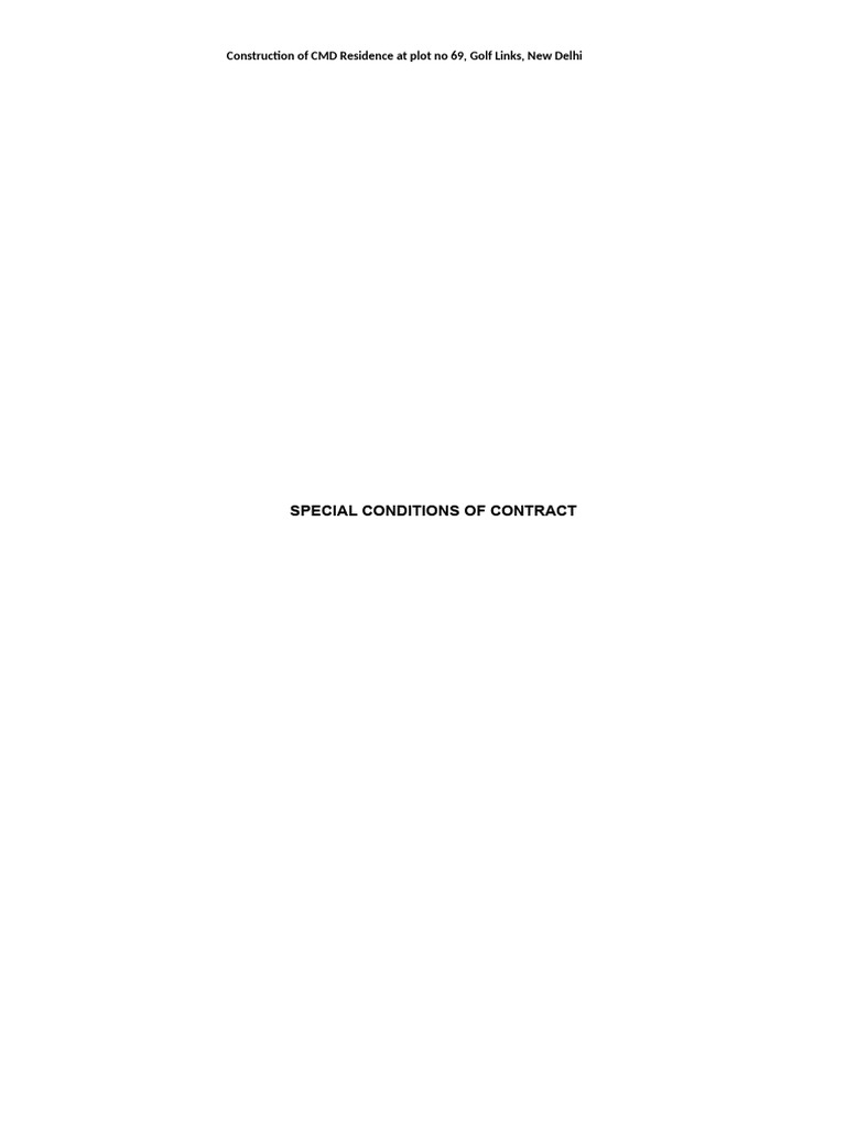 CMD Residence Construction Contract Details | PDF | Justice | Crime ...