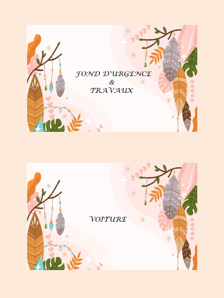 Modele Pour Carnet de Budget | PDF