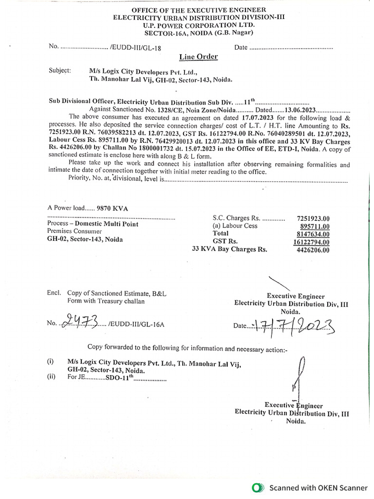 Logix Line Order | PDF