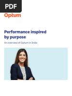 Optum India Overview | PDF | Analytics | Business