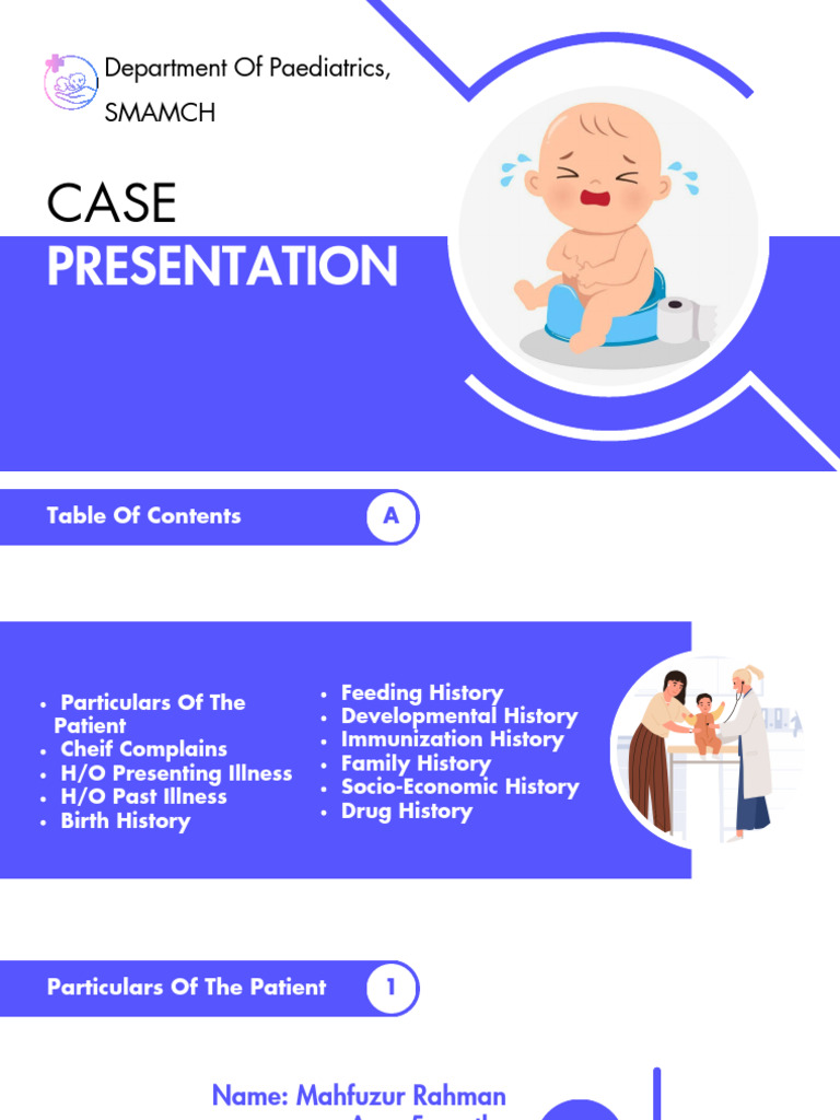 Pediatric Case Study: 5-Month-Old Boy | PDF | Fever | Diarrhea